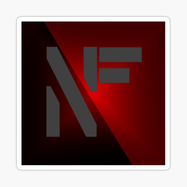 "NF Logo" Sticker for Sale by Ogxsamsquanchx | Redbubble