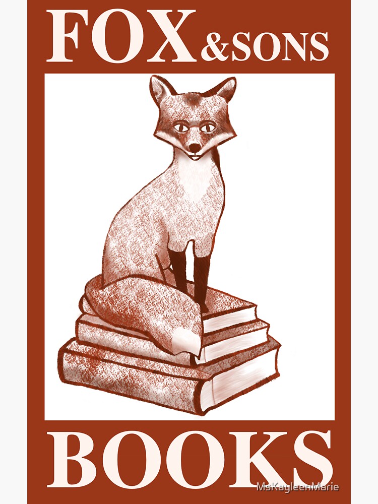 "You've Got Mil: Fox and Son's Books" Sticker for Sale by ...