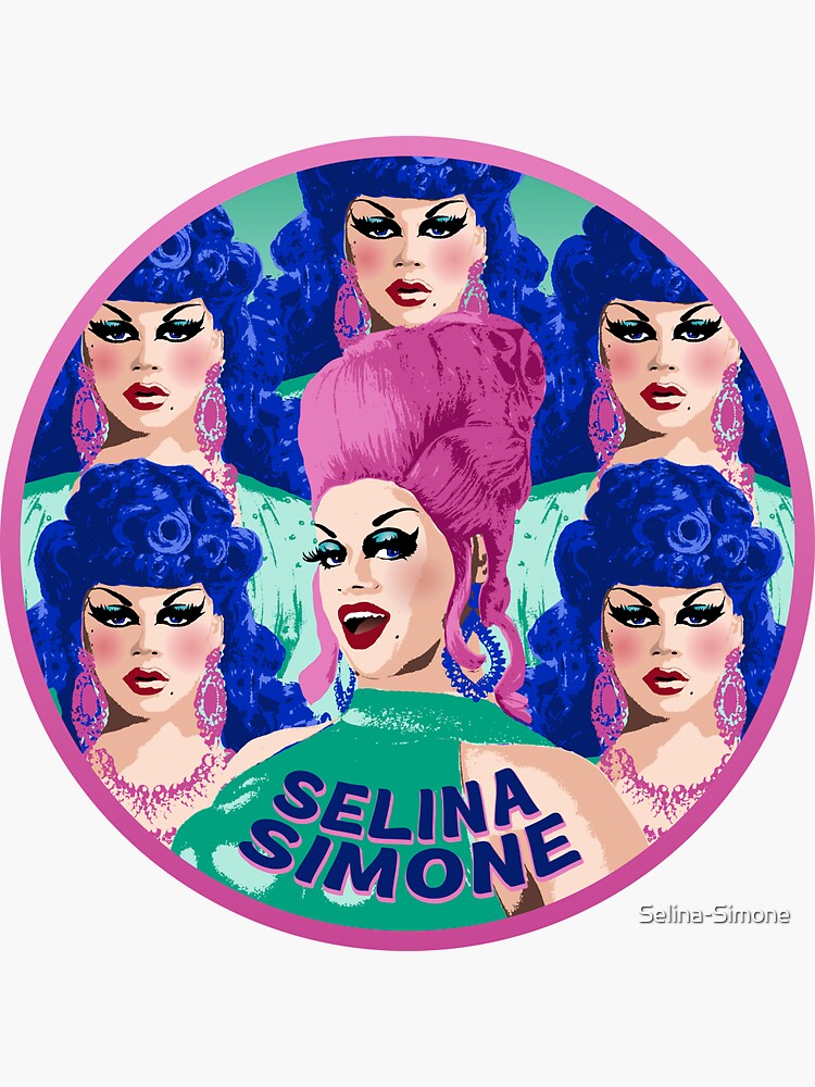 "SELINA SIMONE - by @jaredmakespictures " Sticker for Sale by Selina ...