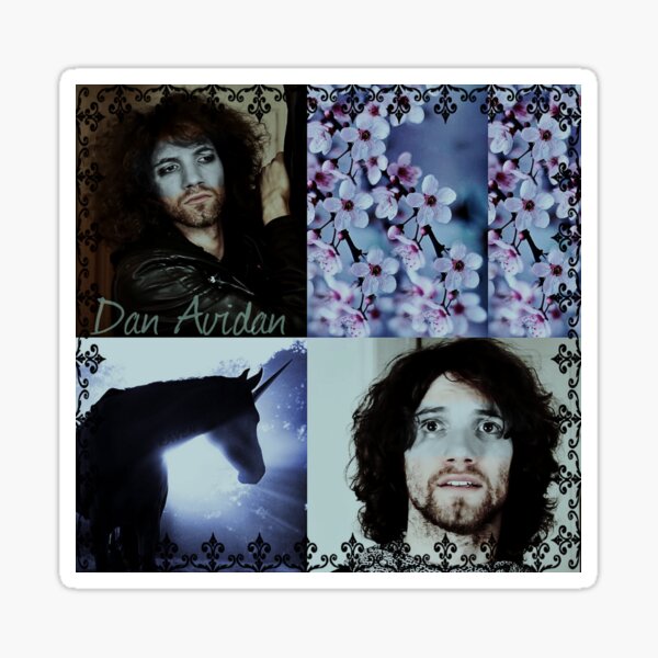 "The True Majesty of Dan Avidan - Aesthetic Edit" Sticker for Sale by ...