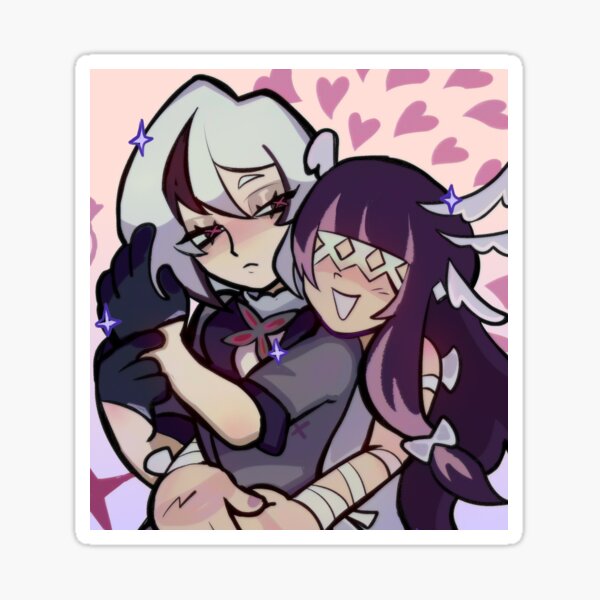 "columbina x arlecchino" Sticker for Sale by meoshop | Redbubble