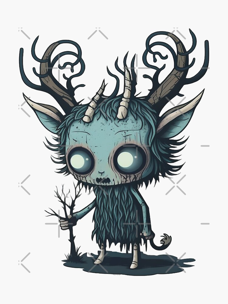 "Wendigo sticker (sort of) type 1" Sticker for Sale by Infinite-RH-Pod ...