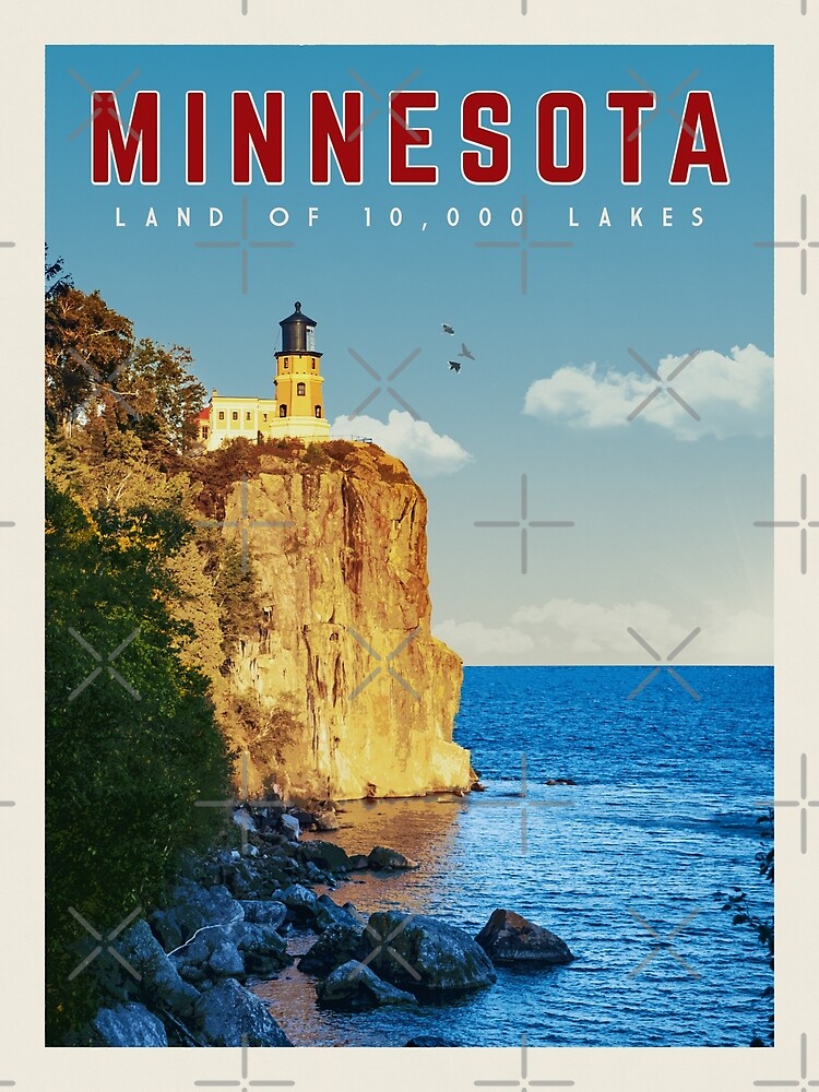 "Minnesota Vintage Travel Poster" Poster for Sale by Vintaprints-co ...