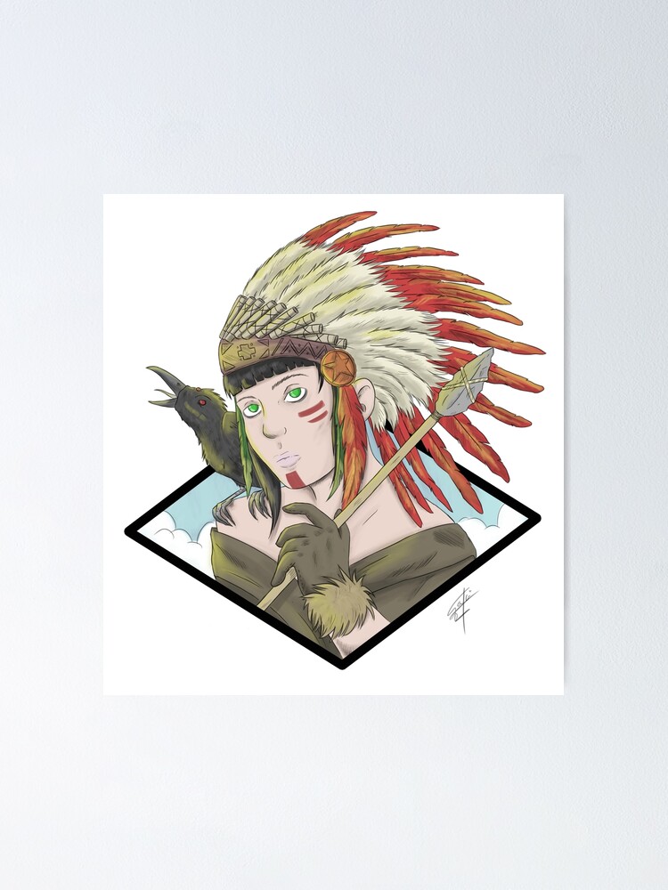 "Cheyenne Girl " Poster by GakiRules | Redbubble