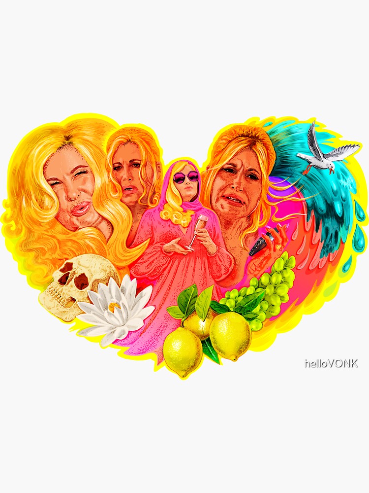 "TANYA" Sticker for Sale by helloVONK | Redbubble