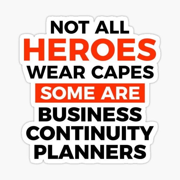"Proud Business Continuity Planner" Sticker for Sale by NestaReign ...