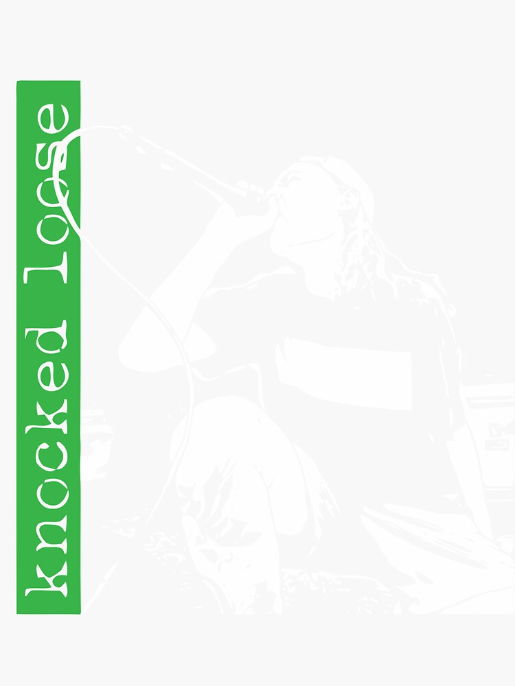"Knocked Loose Concert" Sticker for Sale by SKAMATS | Redbubble
