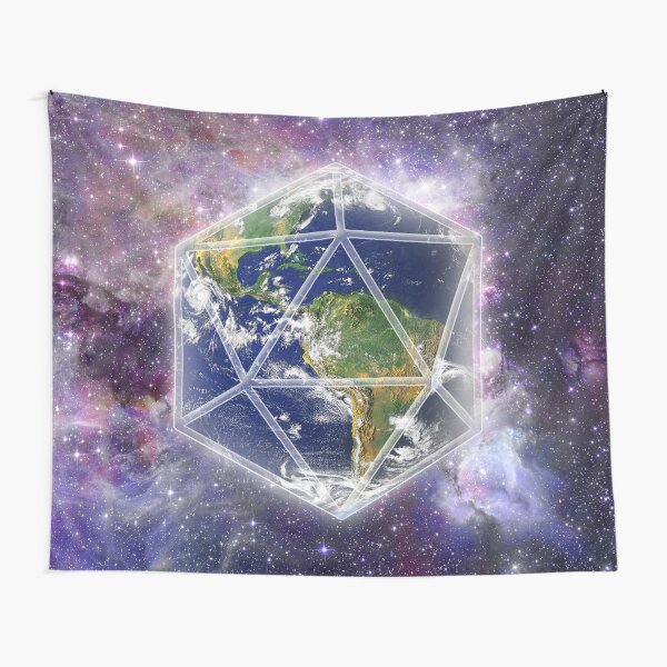 "Dnd - Cosmic d20" Tapestry by DigitalCleo | Redbubble