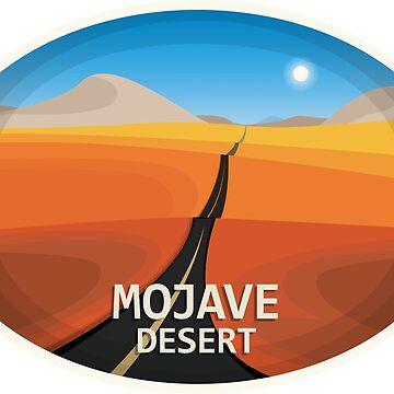 "Mojave Desert" Sticker for Sale by studio838 | Redbubble