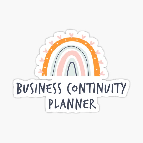 "Lovely Business Continuity Planner" Sticker for Sale by NestaReign ...