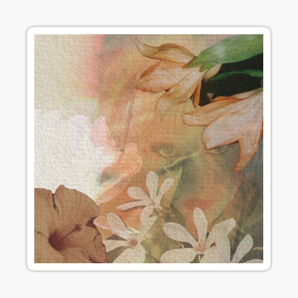 "spring rain collage" Sticker for Sale by EchoWorld | Redbubble