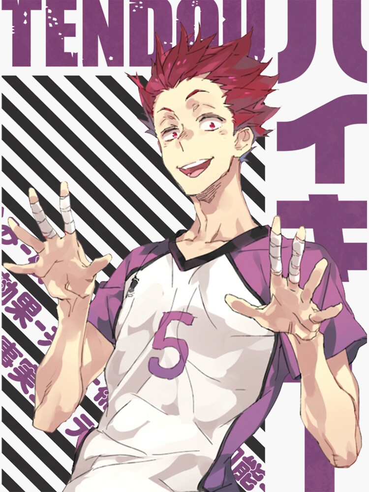 "Haikyuu!!Satori Tendou Tendo anime manga" Sticker for Sale by ...
