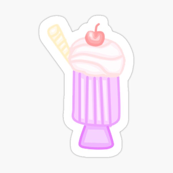 "Milkshake " Sticker by mikistarlight | Redbubble