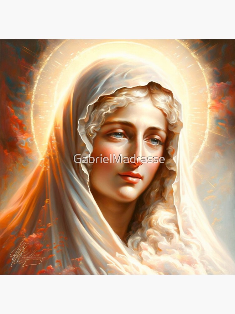 "Mother Mary" Sticker by GabrielMadrasse | Redbubble