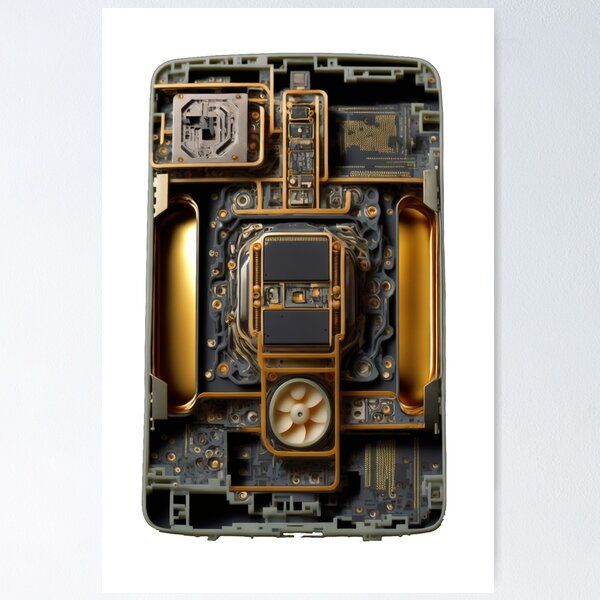 "Inner workings: A Detailed Illustration Depicts the Inside of a Mobile ...