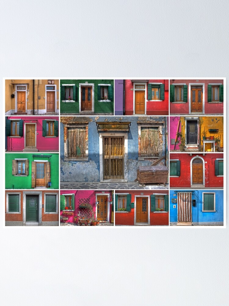 "mediterranean doors and windows" Poster for Sale by Joana Kruse ...