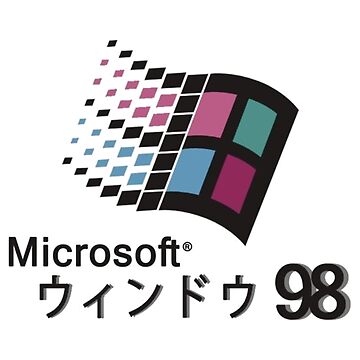 "Windows 98" Sticker for Sale by PrettyPenny | Redbubble