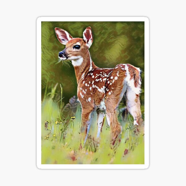 "Fawn" Sticker for Sale by slikar | Redbubble
