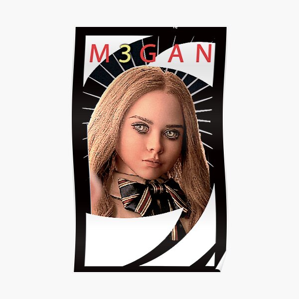 Poster « POUPÉE DE FILM M3GAN MEGAN », par promoboy | Redbubble