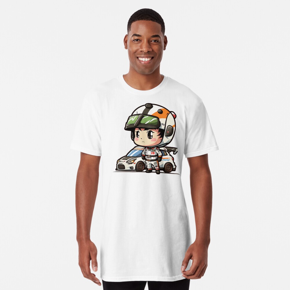 "Chibi Racer Boy and His Car" Sticker for Sale by TheChibiStore | Redbubble