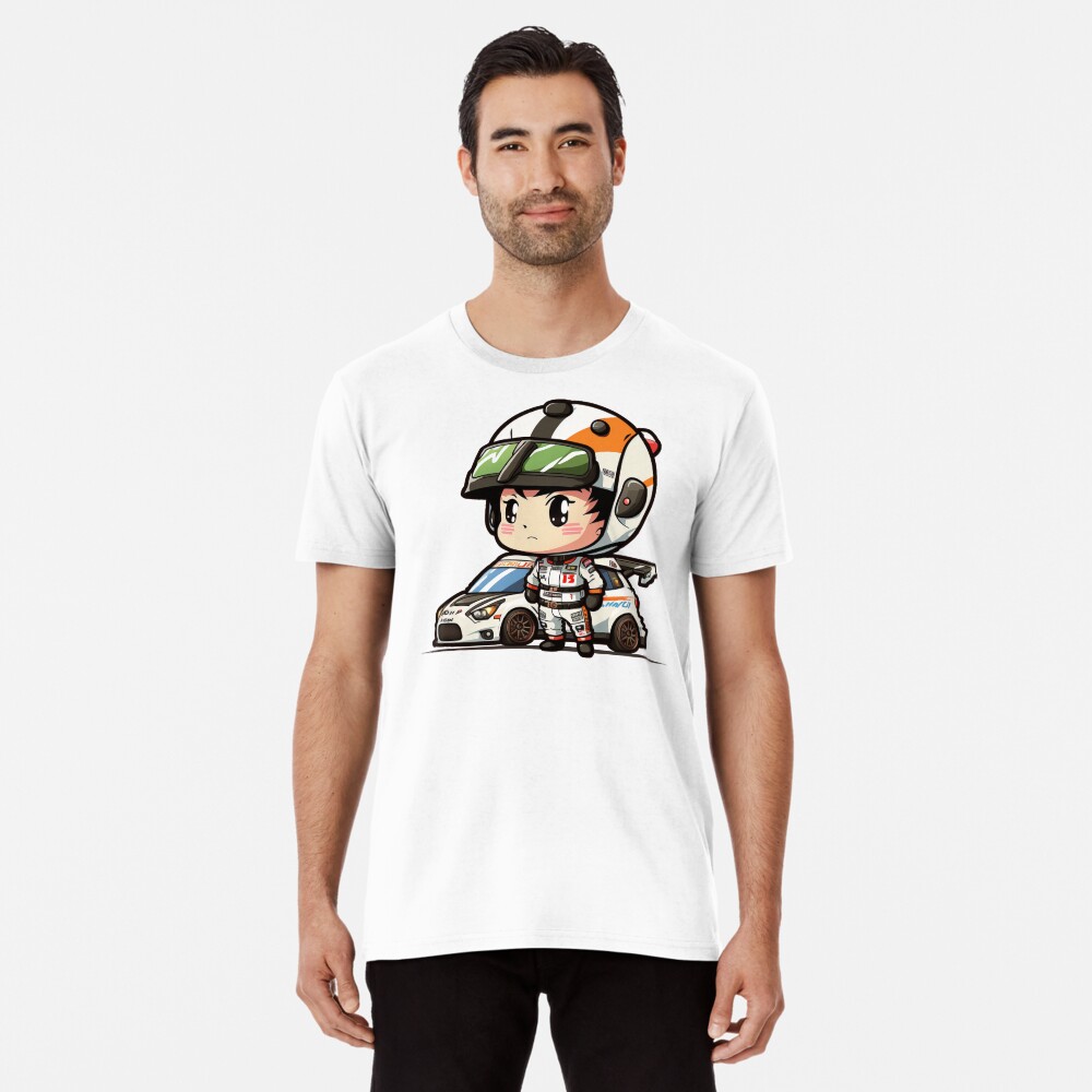 "Chibi Racer Boy and His Car" Sticker for Sale by TheChibiStore | Redbubble