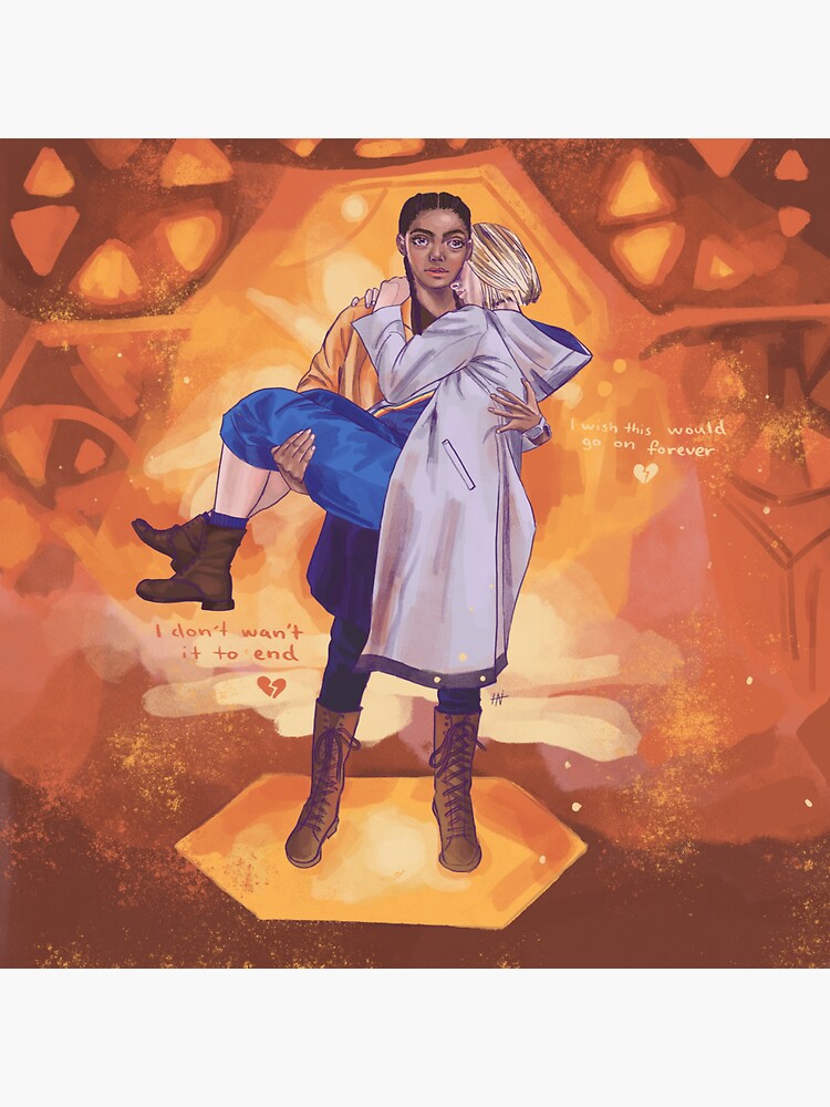 "Thasmin - the power of the doctor" Sticker for Sale by hanilsart ...