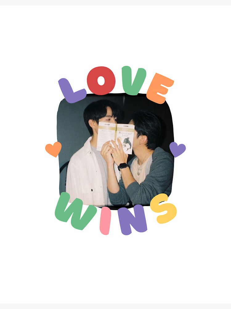 "First and Khaotung Only Friends The Eclipse Thai BL" Sticker for Sale ...