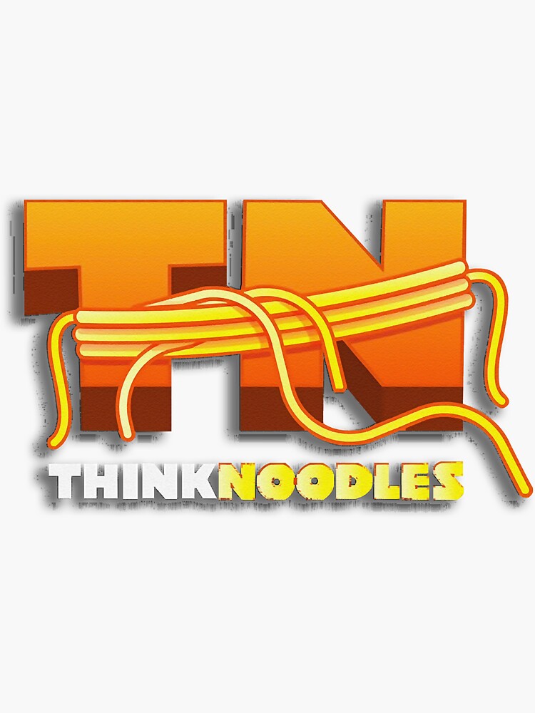 "Funny Boy Cute Think Noodles Bowl Art Gaming" Sticker for Sale by ...