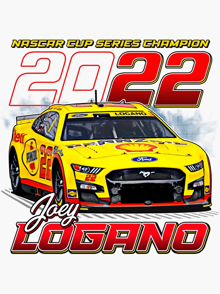 "Joey Logano Nascar Champion 2022" Sticker for Sale by KemoSovyy ...