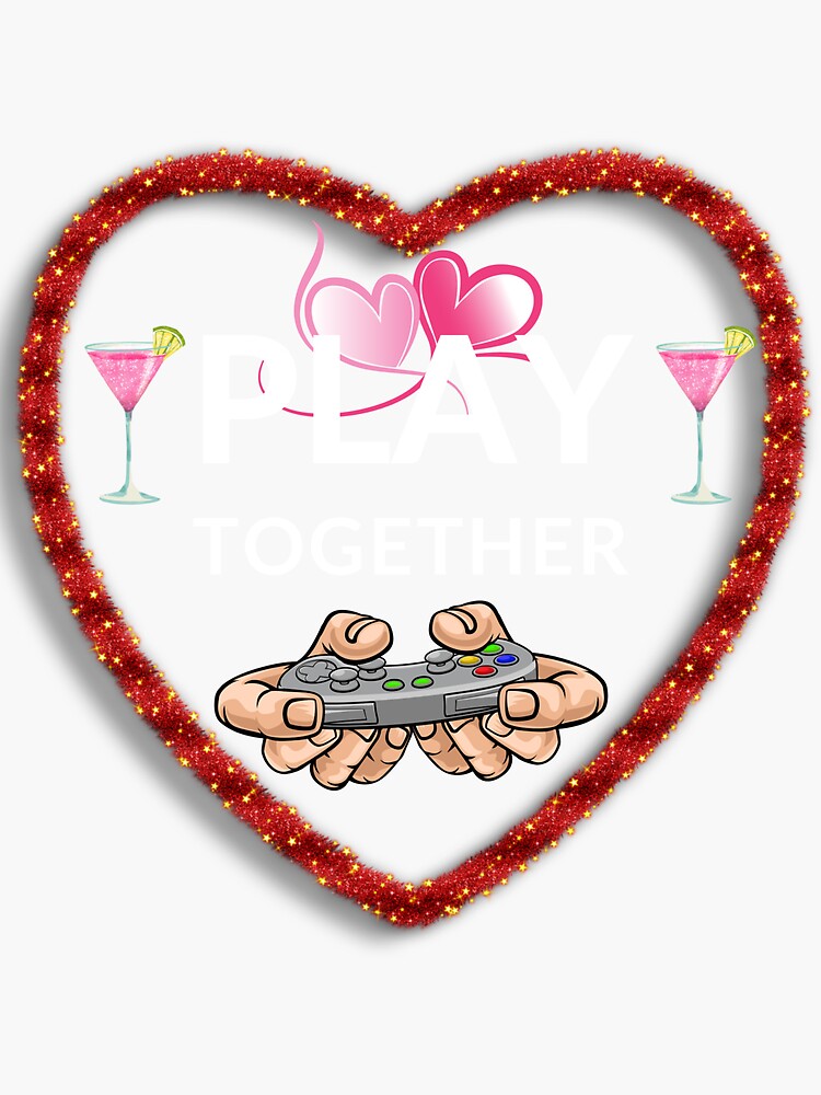 "Play Together" Sticker for Sale by TM22-shop | Redbubble