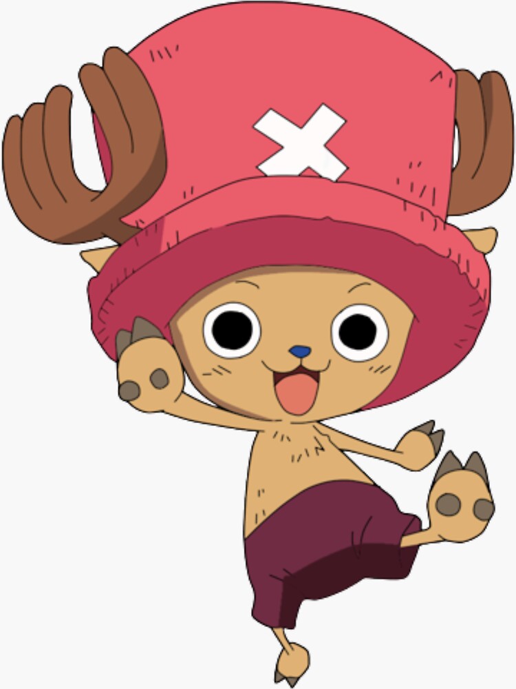 "cute tony tony chopper from one piece anime" Sticker for Sale by ...