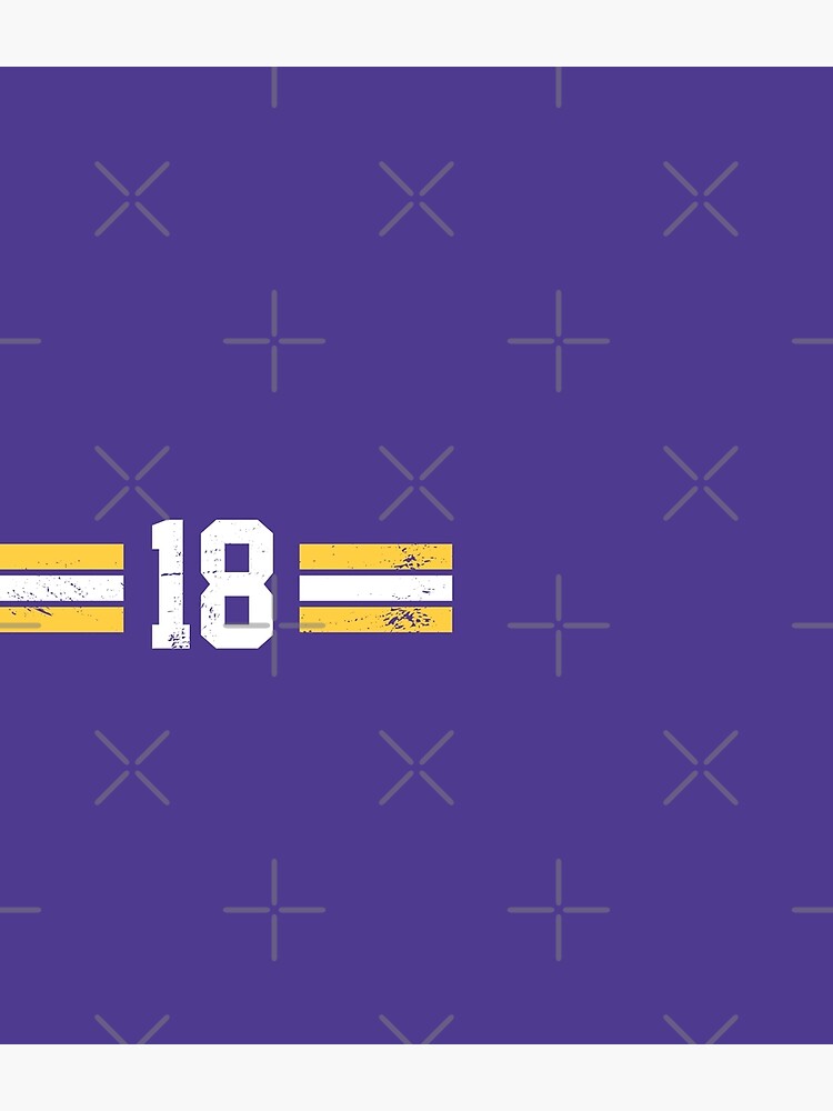 Justin 18 Vikings Backpack, Justin Jefferson Football Backpack sold by ...