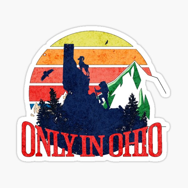"Only in ohio" Sticker for Sale by willyparo | Redbubble