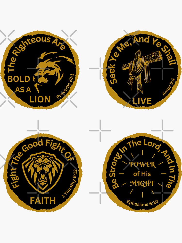 "Christian Believers Mixed Ripped Paper Designs 28" Sticker for Sale by ...