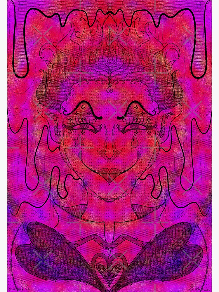 "PINK heart drip sneaky xhunterx" Photographic Print for Sale by mageye ...