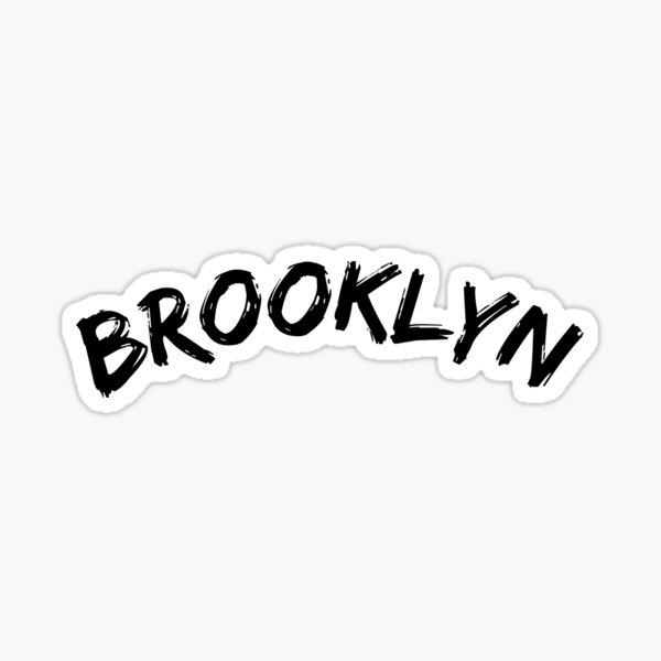 "brooklyn" Sticker for Sale by AG4ART | Redbubble