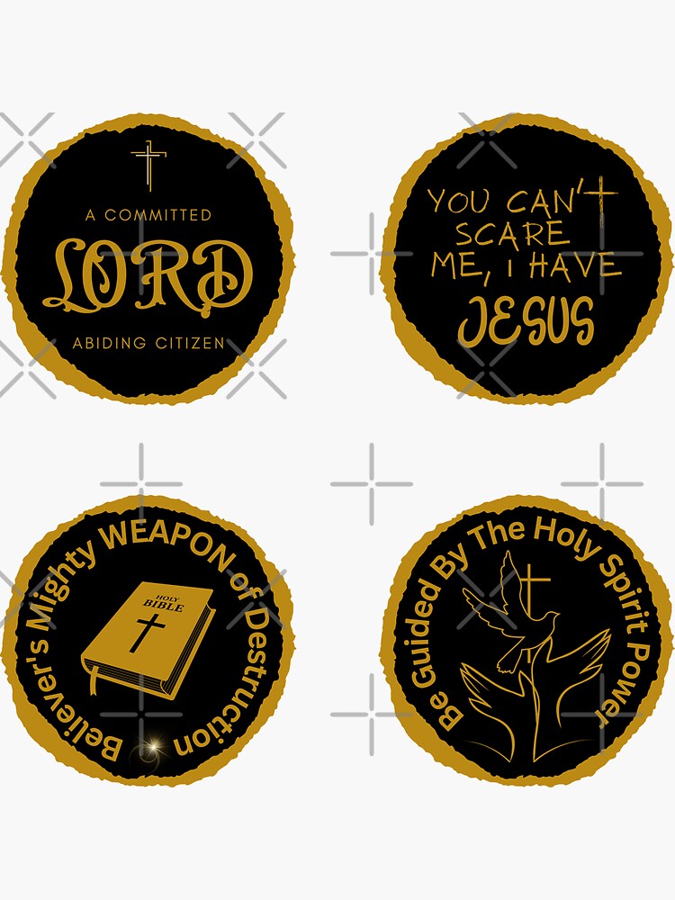 "Christian Believers Mixed Ripped Paper Designs 29" Sticker for Sale by ...