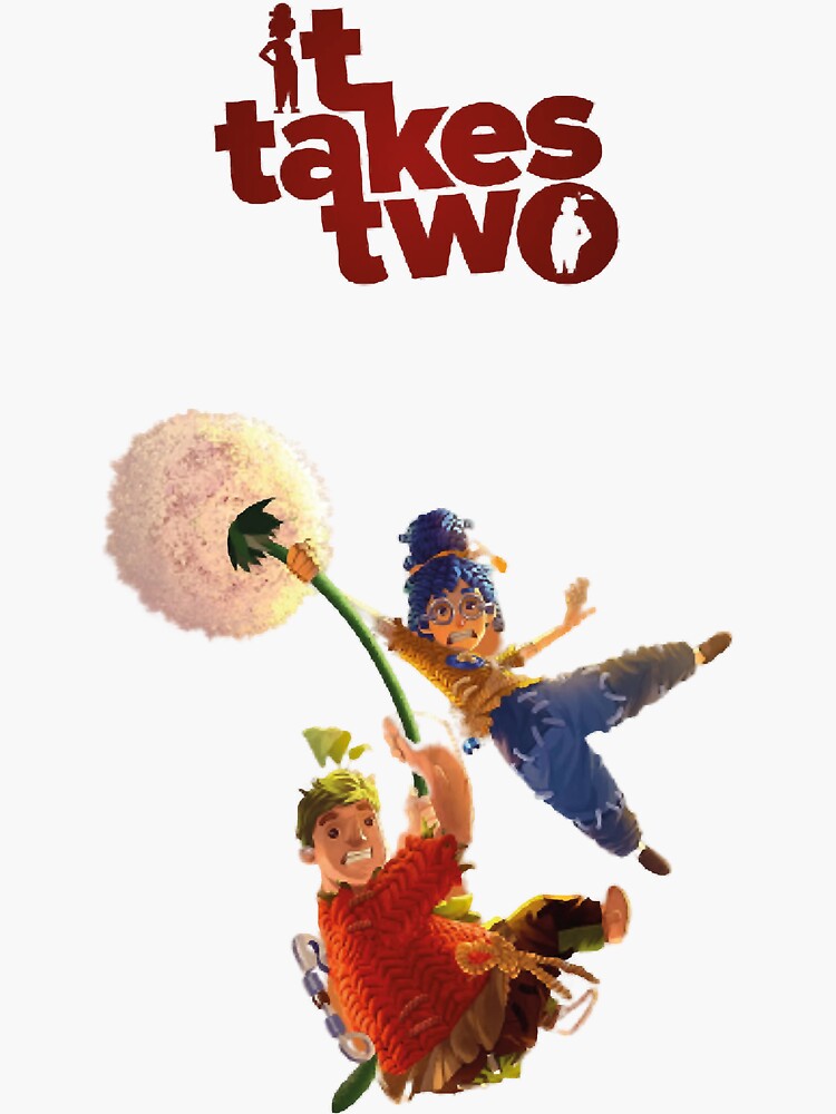 "It Takes Two game " Sticker for Sale by Nelameen | Redbubble
