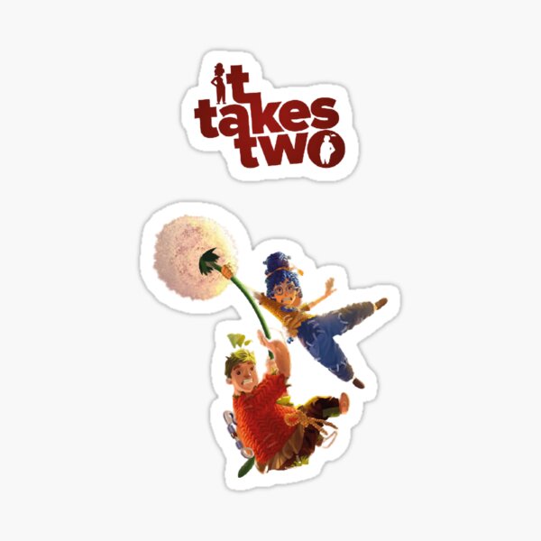"It Takes Two game " Sticker for Sale by Nelameen | Redbubble
