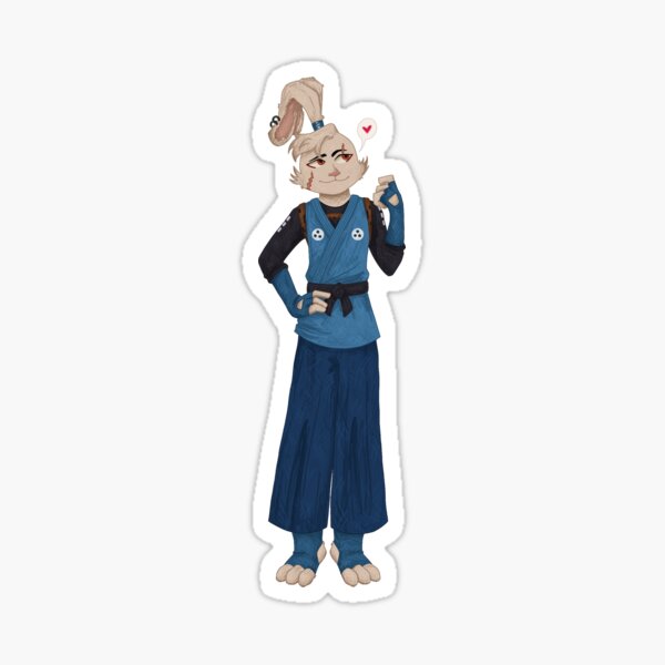 "Yuichi Usagi" Sticker for Sale by Fruity-frog-kid | Redbubble
