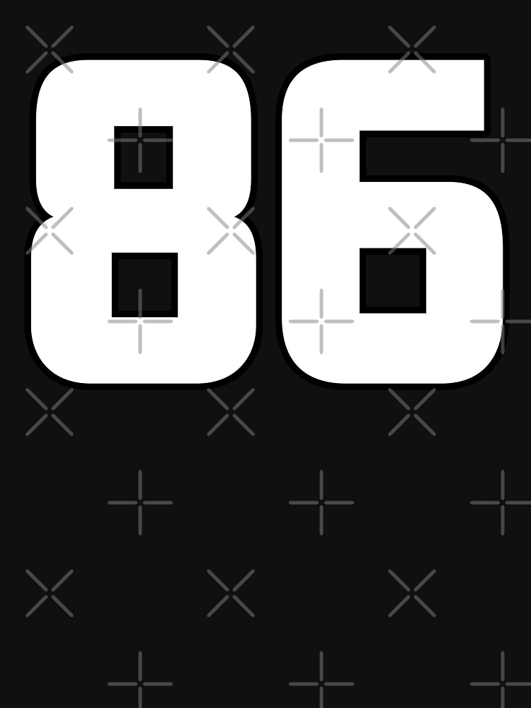 "Numeral Eighty-Six Number Eighty-Six" T-shirt for Sale by KTSubz ...