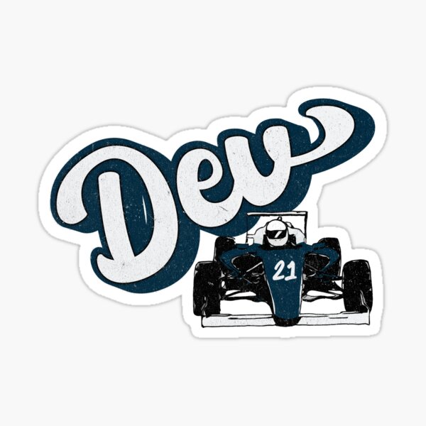 "F1 Driver |DEV" Sticker for Sale by CTElliott | Redbubble