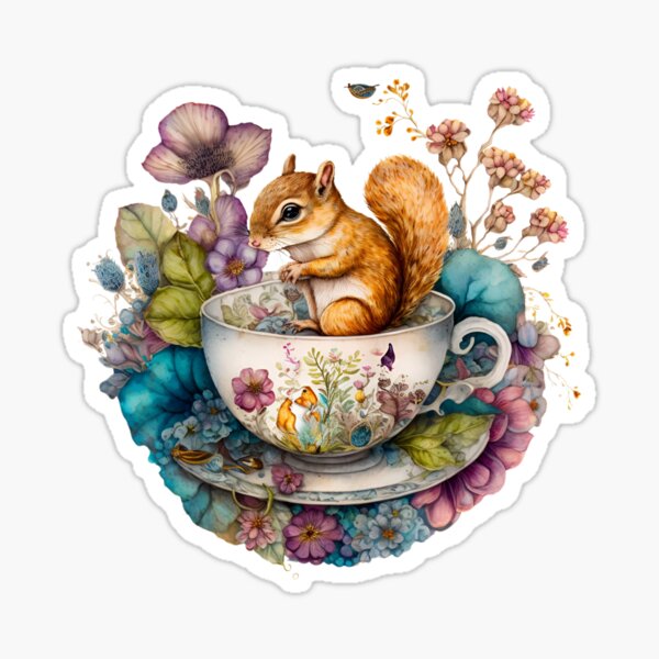 "Cute Overload Teacup Squirrel | Coffee Squirrel | Coffee Squirrel ...