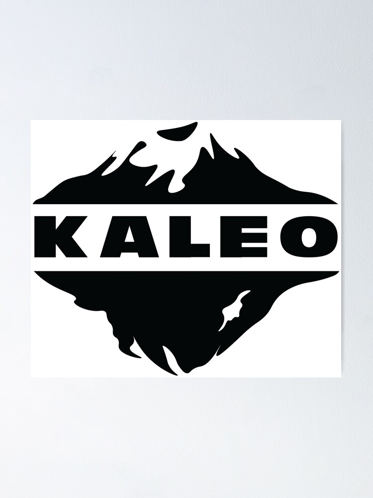 "Kaleo, Glacier Logo" Poster for Sale by frikisso | Redbubble