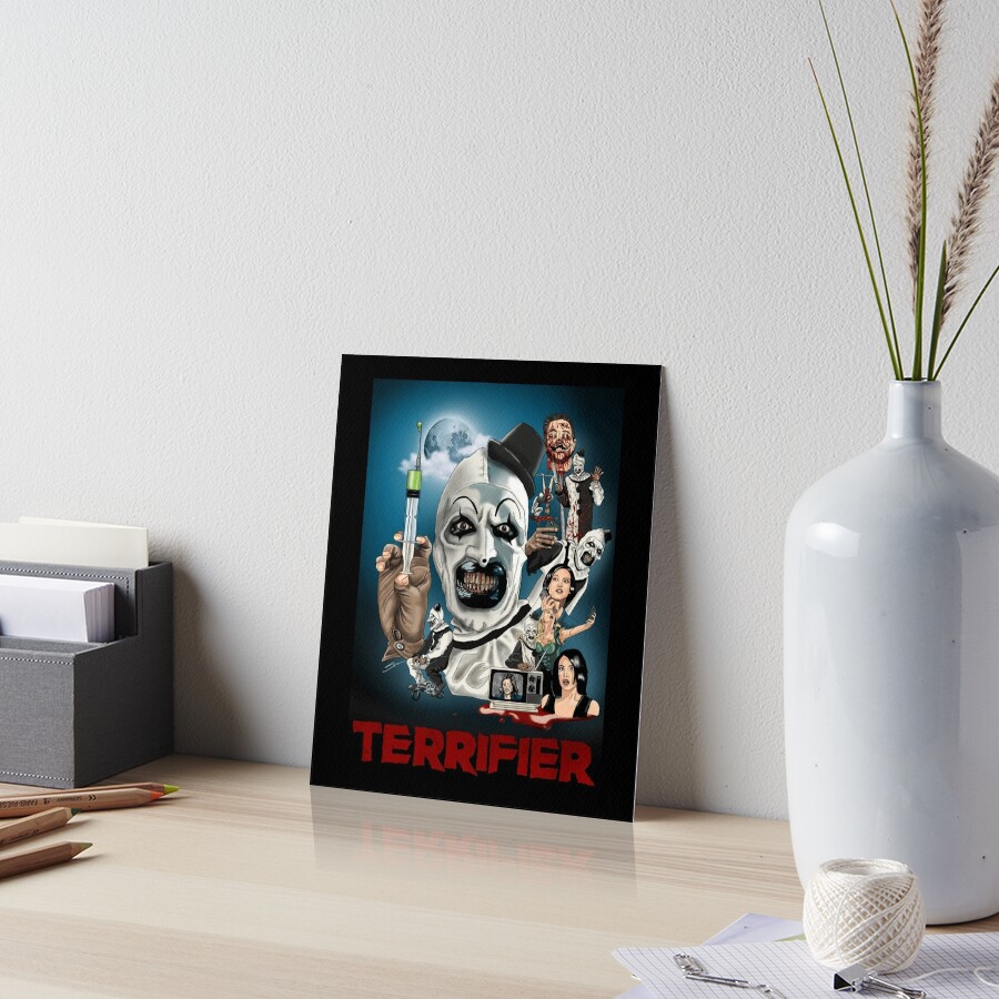 "Terrifier " Art Board Print for Sale by TheEvidence | Redbubble