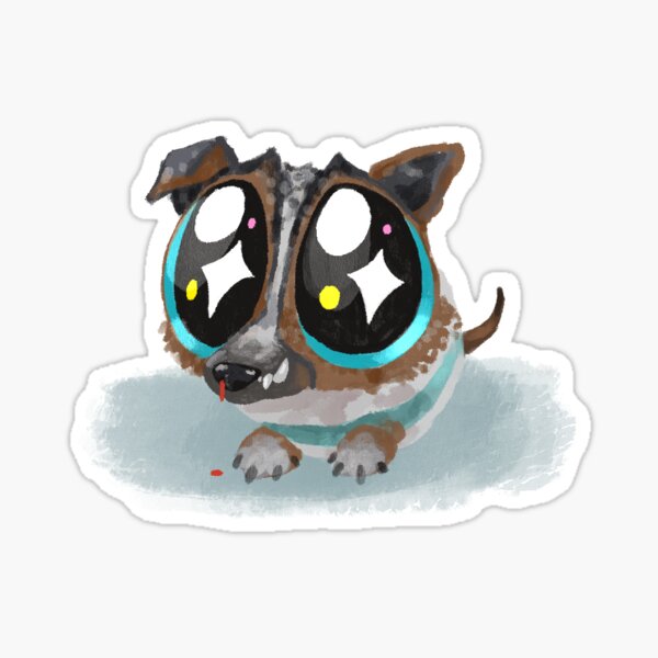 "Puppy dog eyes Perrito" Sticker for Sale by sketch-helium | Redbubble
