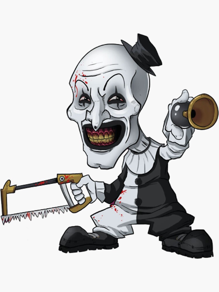 "terrifier 2 " Sticker for Sale by TheEvidence | Redbubble