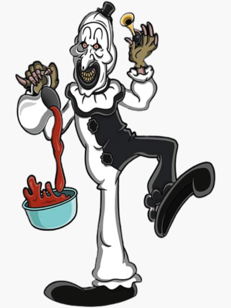 "terrifier 2 " Sticker for Sale by TheEvidence | Redbubble
