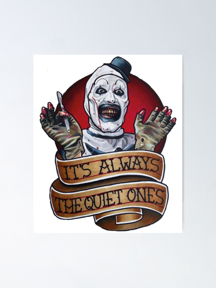 "terrifier 2 " Poster for Sale by TheEvidence | Redbubble