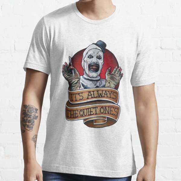 "terrifier 2 " Essential T-Shirt for Sale by TheEvidence | Redbubble